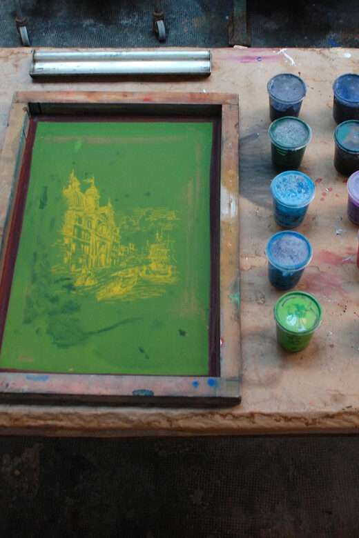 Venice: Screenprint workshop in a historic atelier - An Artisanal Journey in Venice’s Historic Studio