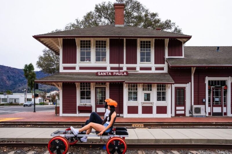 Ventura: Rail Bike Guided Tour with Farm Stand Stop - Key Points