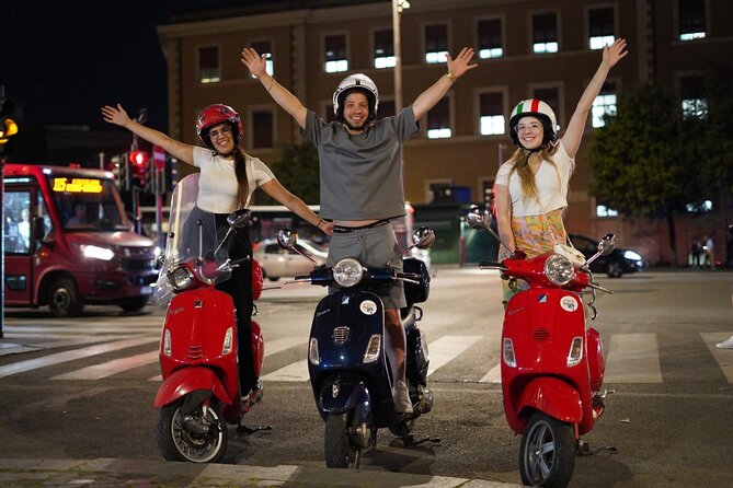 Vespa Scooter Night Tour in Rome With Professional Photographer - Included Amenities and Services