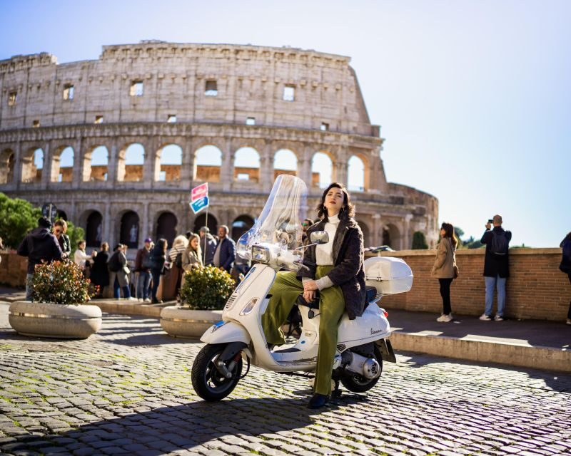 Vespa scooter tour in Rome with Pro-Photographer - The Sum Up