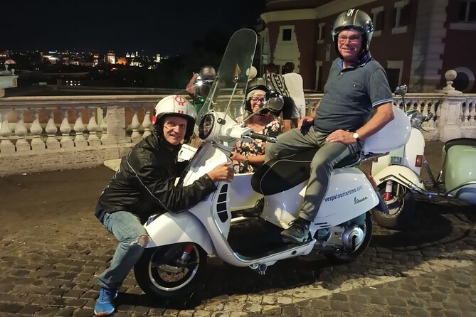 Vespa Sidecar Tour By Night with Pickup - FAQ Section
