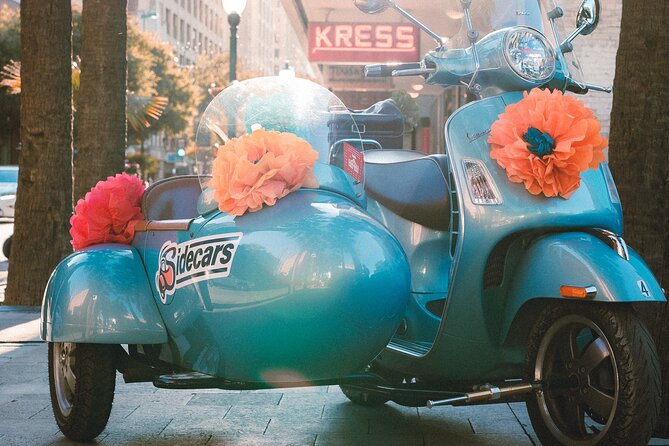 VESPA Sidecar Tour in San Antonio With Tacos - Experience the Thrill of a Vespa Sidecar Ride