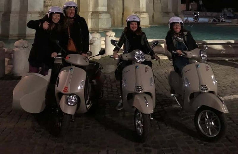 Vespa Sidecar Tour : Rome by Night - Experiencing Rome by Night on a Vespa Sidecar