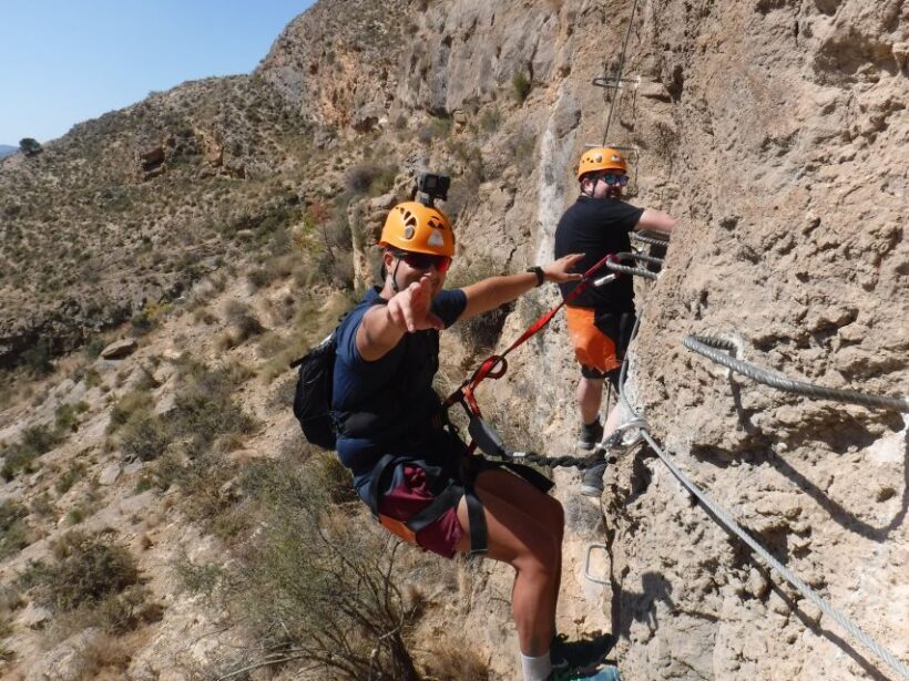 Vía ferrata Callosa K3 - Key Points