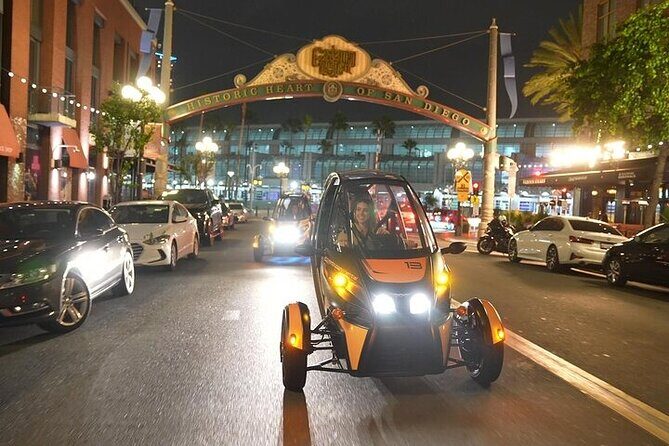 Viator Exclusive GoCar After Dark: Self-Guided Tour of Gaslamp and Balboa Park - Key Points