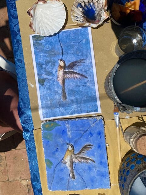 Vico Equense: Fresco Painting & Wine Workshop - Key Points