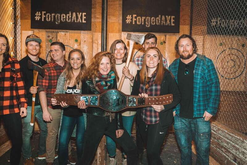 Victoria: Axe Throwing Experience - Group Dynamics and Atmosphere