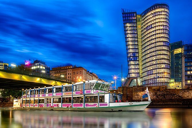 Vienna Evening Sightseeing Cruise With Music and Dinner - The Views and Landmarks Seen from the Water