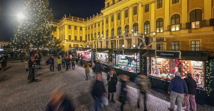 Vienna: Schönbrunn Palace & Christmas Market Walking Tour - Exploring the Schönbrunn Palace & Christmas Market Tour
