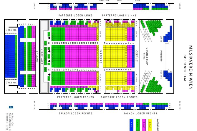 Vienna: Vivaldi's The Four Seasons & Mozart in the Musikverein - Attendee Guidelines