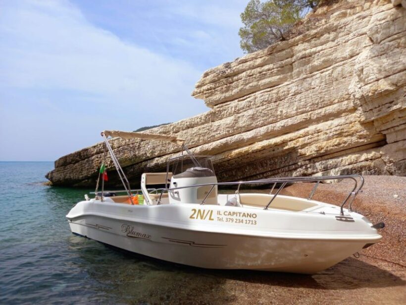 Vieste: 4 hour boat rental - An Authentic Look at a Vieste Boat Adventure