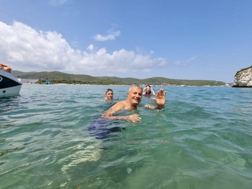 Vieste: South coast boat excursion with swim stop - Key Points
