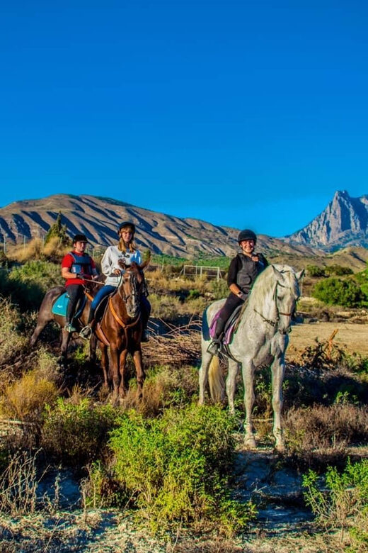 Villajoyosa:2-hour Horseback Riding Tour - Key Points