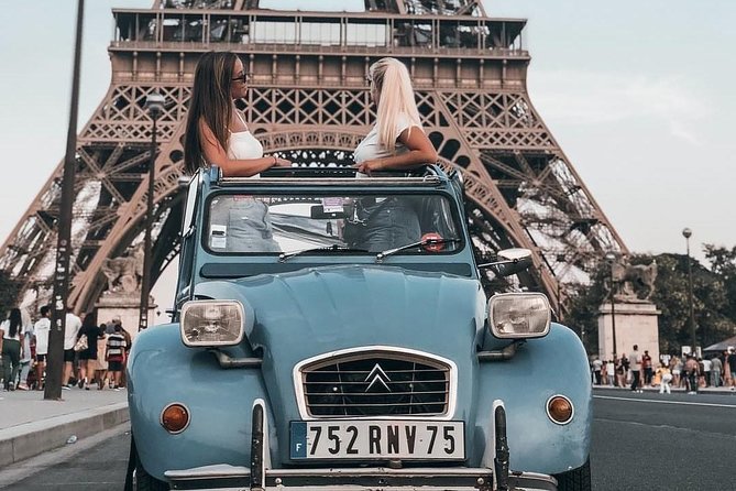 Vintage 2CV Adventure: 1 Hour 30 Min Paris Secrets Tour - Booking and Pricing Information