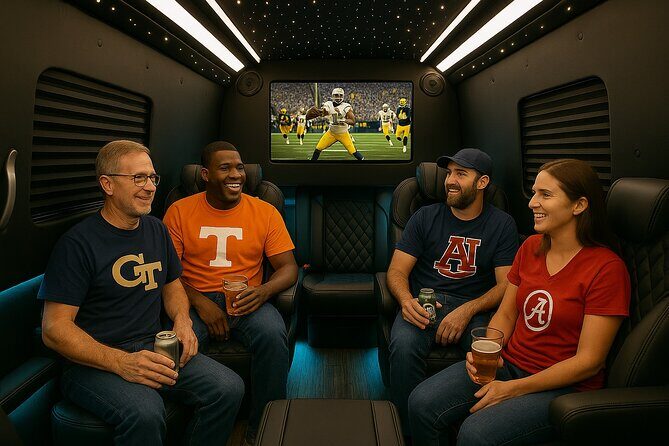 VIP Gameday Tailgate in a Maybach Sprinter Van - What’s Included and What’s Not