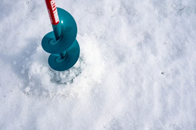 VIP Ice Fishing ICEBREAKER Lunch in Glass Igloo - Included Amenities and Equipment