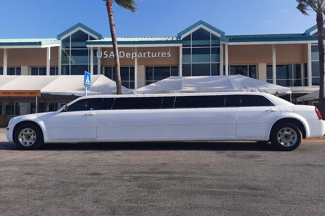 VIP luxury limousine airport transfer one way! - Key Points