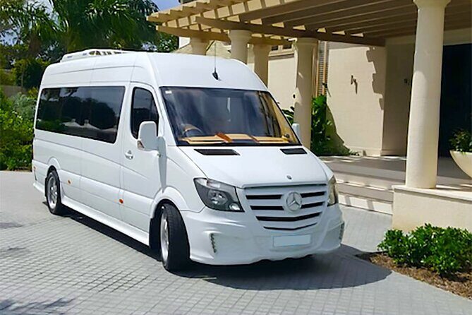 VIP Mercedes Benz Sprinter Barbados Airport Transfer - West Coast - Key Points