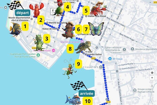 Visit Pointe-à-Pitre with a fun and fun track game! - Exploring Pointe-à-Pitre through a Digital Game