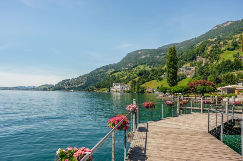 Vitznau: Train Tickets and Rigi Mineral Baths Day Ticket - Indulging in the Mineral Baths