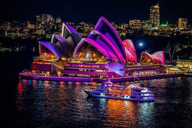 Vivid Sydney Lights and Fireworks Sightseeing Cruise - Key Points