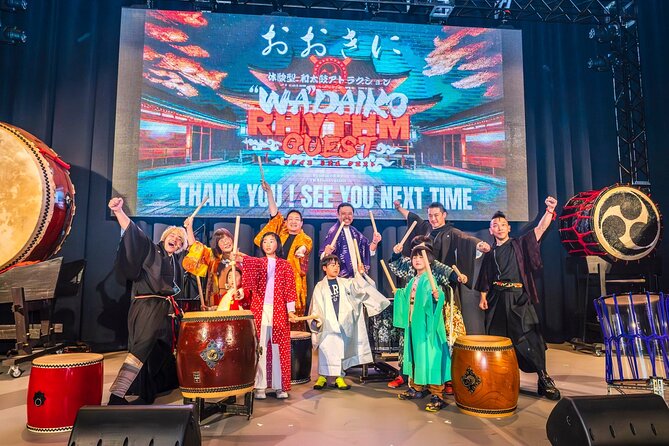 WADAIKO RHYTHM QUEST Japanese Drum Experience in Osaka - Key Points