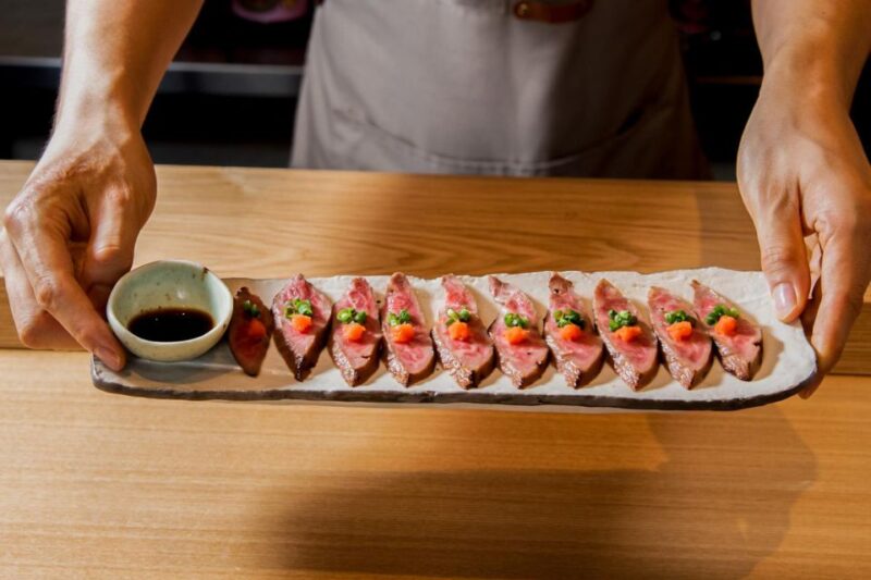 Wagyu & Sake 8 Course Tasting Dinner in Shinjuku - Tasting Techniques