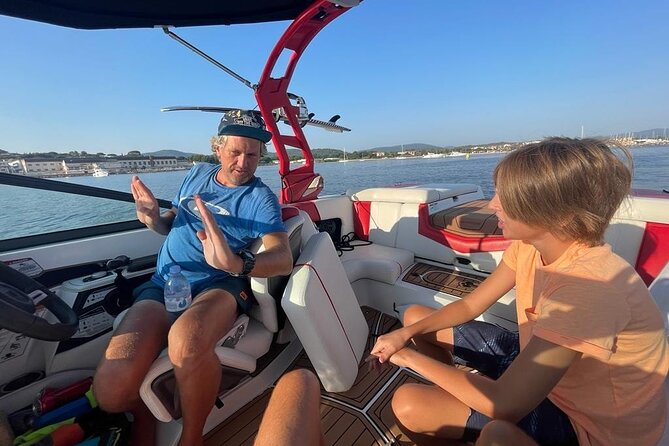 Wakesurfing, Wakeboarding or Inflatable Tows in Bay of St Tropez - Meeting Points and Pickup Options
