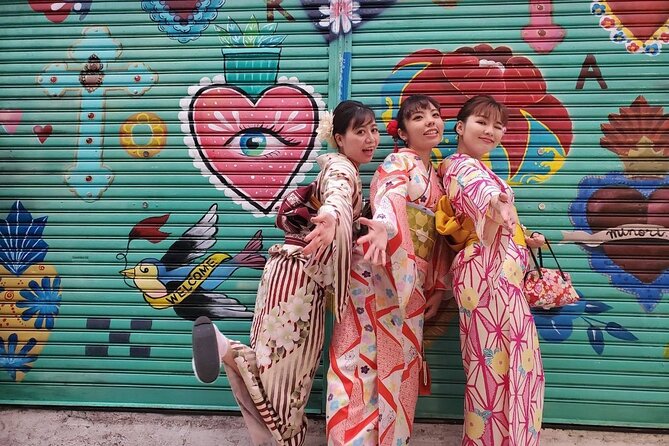 Walking Around the Town With Kimono You Can Choose Your Favorite Kimono From [Okinawa Traditional Costume Kimono / Kimono / Yukata] Hair Set & Point Makeup & Dressing & Rental Fee All - Accessibility and Additional Information