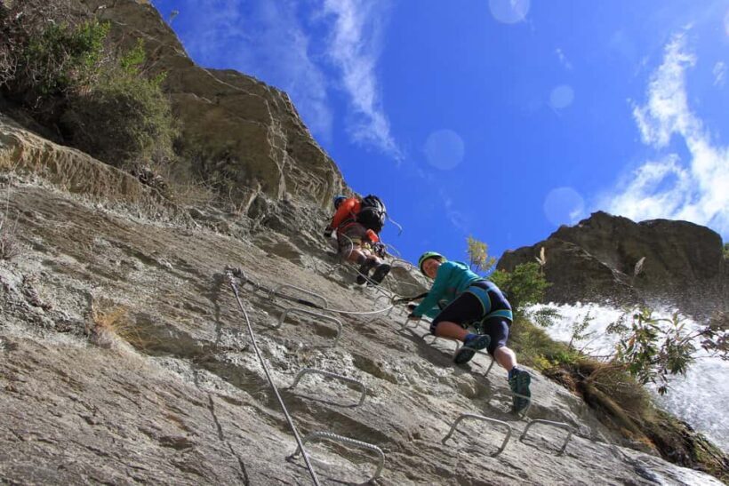 Wanaka: 6-hour Advanced Waterfall Cable Climb - An Inside Look at the Wanaka Waterfall Cable Climb