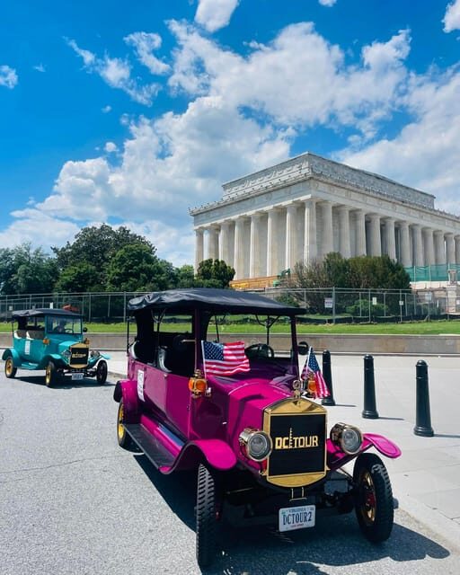 Washington, DC: Day & Night Electric Cart & Vintage Car Tour - An Elegant Way to Explore Washington DC