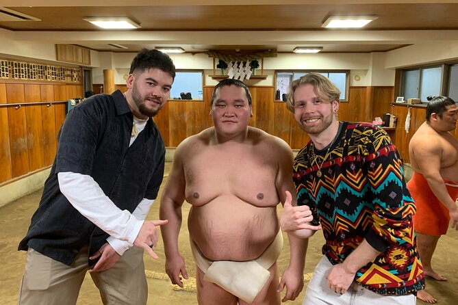 Watch the Real Sumo Morning Practice Tour at Yokozuna Stable - Participation Guidelines