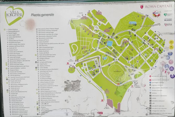 Watercolor Private Tour at Villa Borghese Rome With Guido - Whats Included in the Tour