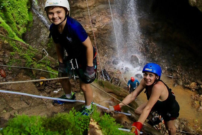 Waterfall Rappelling and White Water Rafting - Canyoning Experience