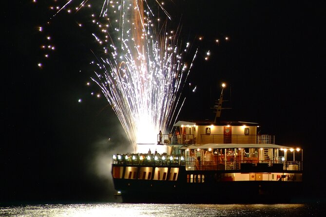 Wave Dancer Deluxe Night Cruise With Fireworks - Adults Only - Fireworks Spectacular Over Paphos