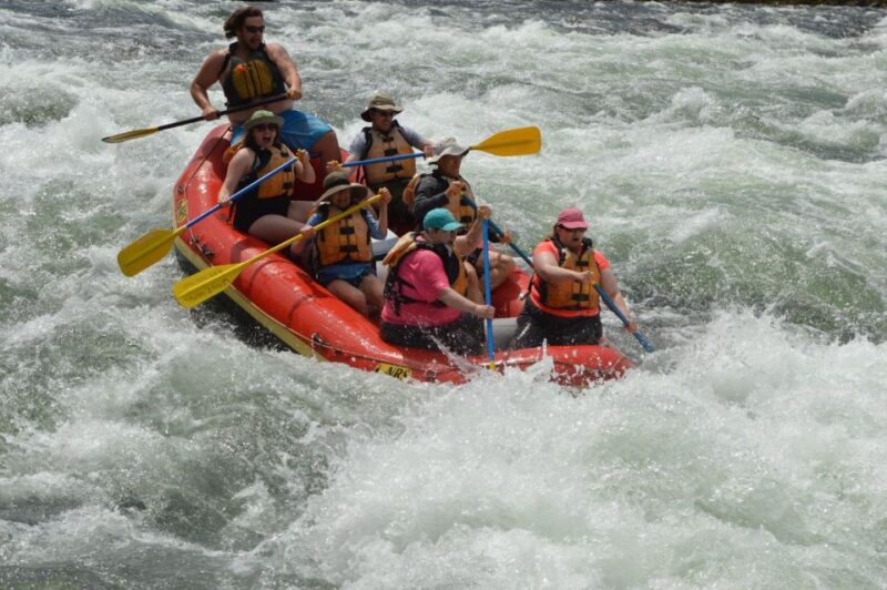 Whitewater rafting trip on the Spokane River - The Itinerary in Detail