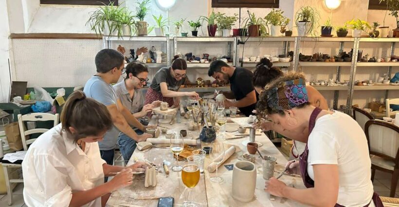 Wine and Pottery Workshop at Smart Lab Verona - An Introduction to the Smart Lab Experience