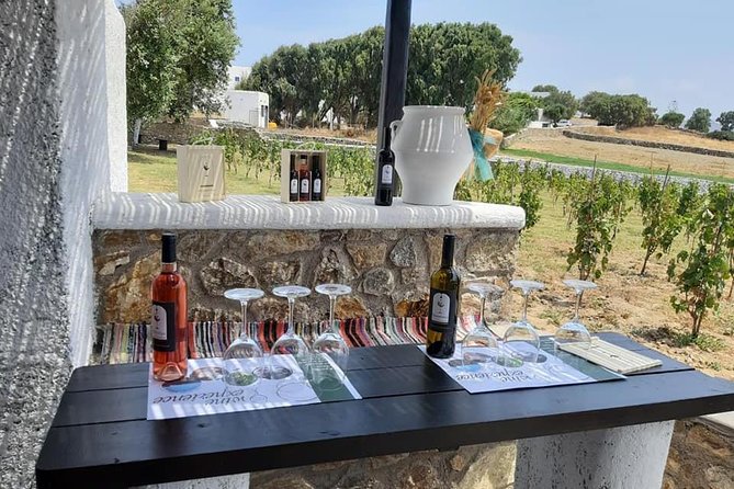 Wine Tasting Tour at a Traditional Farm in Mykonos - Wine Tasting and Pairing