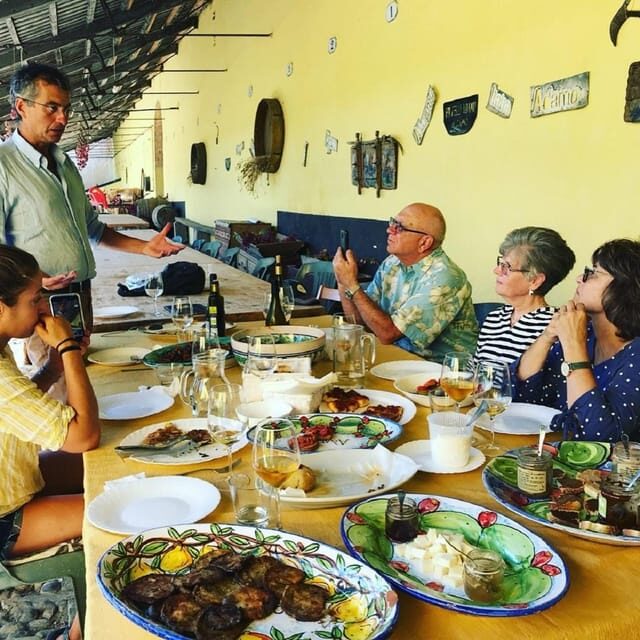 Wine Tour lunch/dinner in the historic baglio Florio Adamo - Key Points