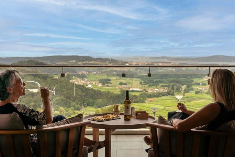 Winery in Rías Baixas with the best views of the Salnés Valley. - A Scenic Introduction to Galicia’s Wine Scene