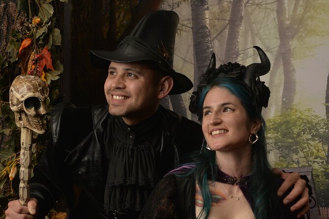 Witch Costume Photo Shoot - Olde Salem Village Theatrical Set - Accessibility and Group Size