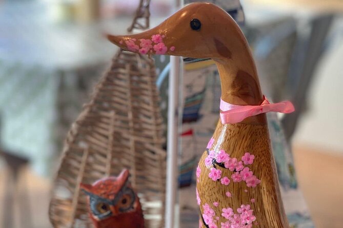 Wooden Duck Painting or Pottery Painting - Accessibility Features at Arty Boat