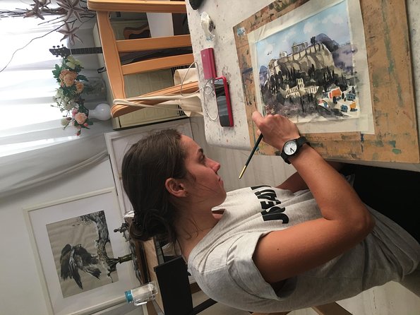 workshop for painting acropolis/landscape with local artist - Key Points