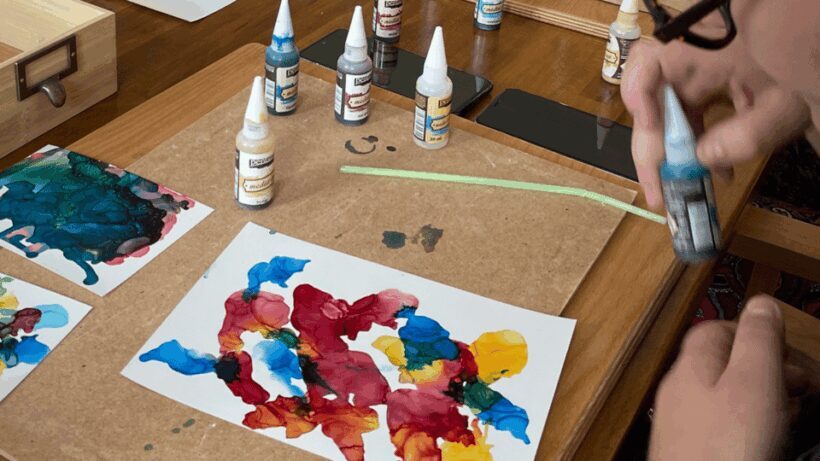 Workshop: Media ink painting - What the Workshop Entails