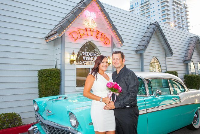 World-Famous Drive-Up Wedding in Las Vegas - Upgrading for Extra Fun