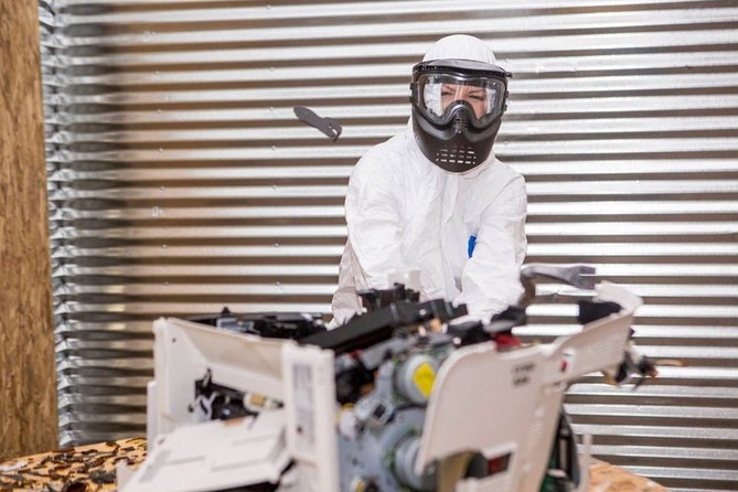 Wreck Room - A Destruction Experience, Standard Wrecking - Safety Guidelines and Participant Requirements