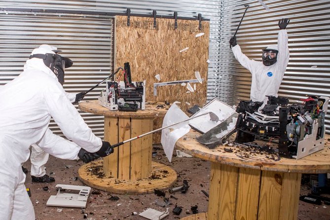 Wreck Room - A Destruction Experience, Standard Wrecking - Pricing Structure and Booking Options