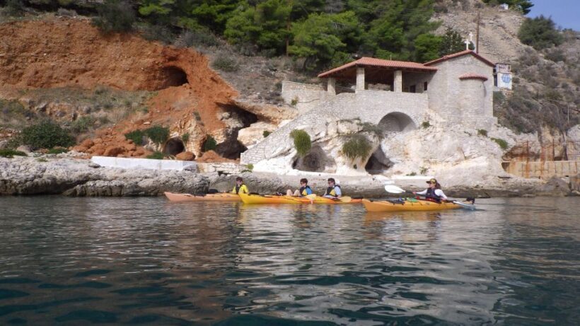 Xiropigado Village (Astros): Sea Kayaking Pirate Cave Tour - Underwater Springs and Whirlpools