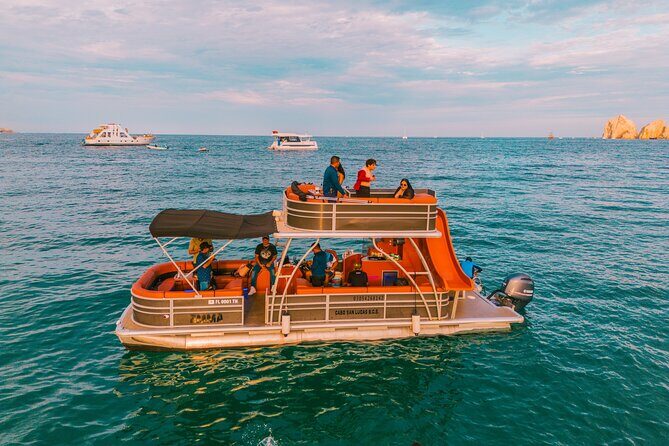 Yacht With Slide in Cabo San Lucas | 45 FT Pantoon - The Experience in Detail