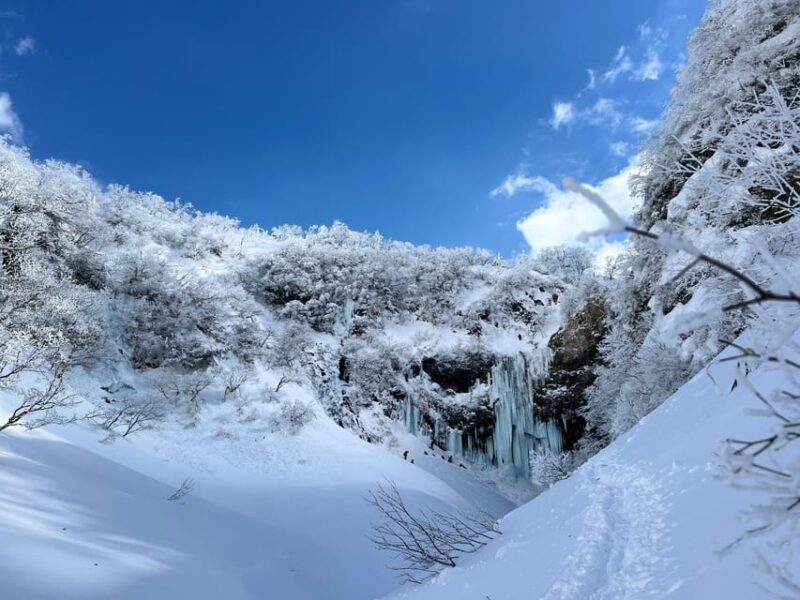 Yamagata: Icefall Ice Monster Snow Trekking With Local Guide - Icefall and Snow Trekking